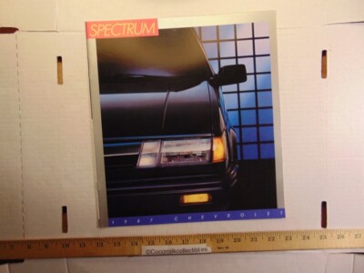 Vintage 1987 Chevrolet Spectrum Sales Brochure | eBay