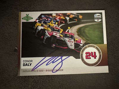 2024 Parkside Pronto Indy Car Trading Card Indianapolis 500 Signed ...