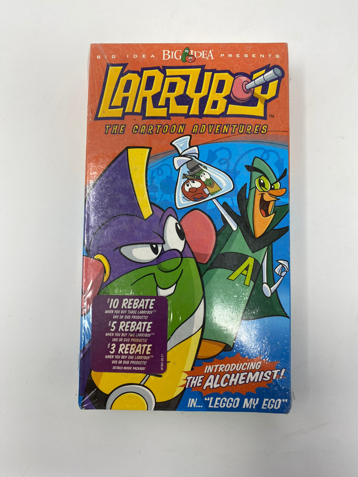 Veggietales VHS Larryboy Cartoon Adventures | Grelly USA