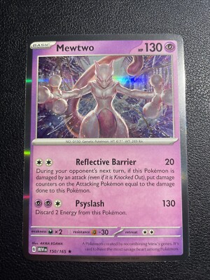 Mewtwo 150/165 Holo 151 NM | eBay