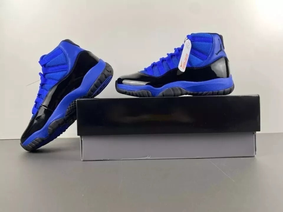 🔥Nike Air Jordan 11 Retro Blue Black CT8012-400 Men's basketball shoes ...