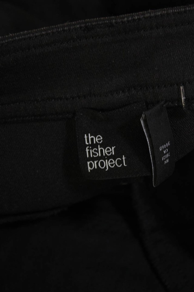 The Fisher Project Womens Cotton Slim Fit Zip Pocket Skinny Pants Black ...
