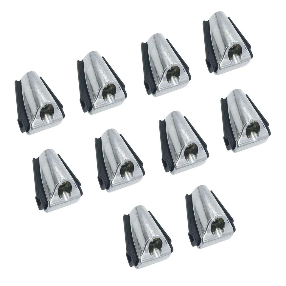 10Pcs Bass Drum Claw Hooks & Rubber Gaskets - Metal Lugs Replacement ...