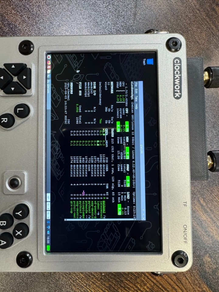 uConsole Clockworkpi - w/ 4G LTE - CM5-lite 16GB RAM 256GB microSD | eBay