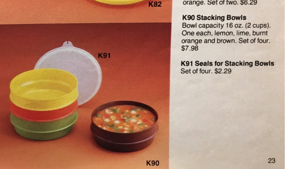 Tupperware Square Plates Set 4 Autumn Harvest Orange Brown Green Yellow ...