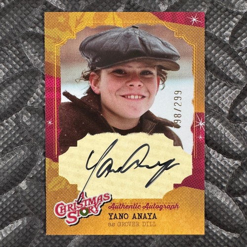 2024 CRYPTOZOIC CHRISTMAS STORY 40TH YANO ANAYA AUTO CARD GROVER DILL ...