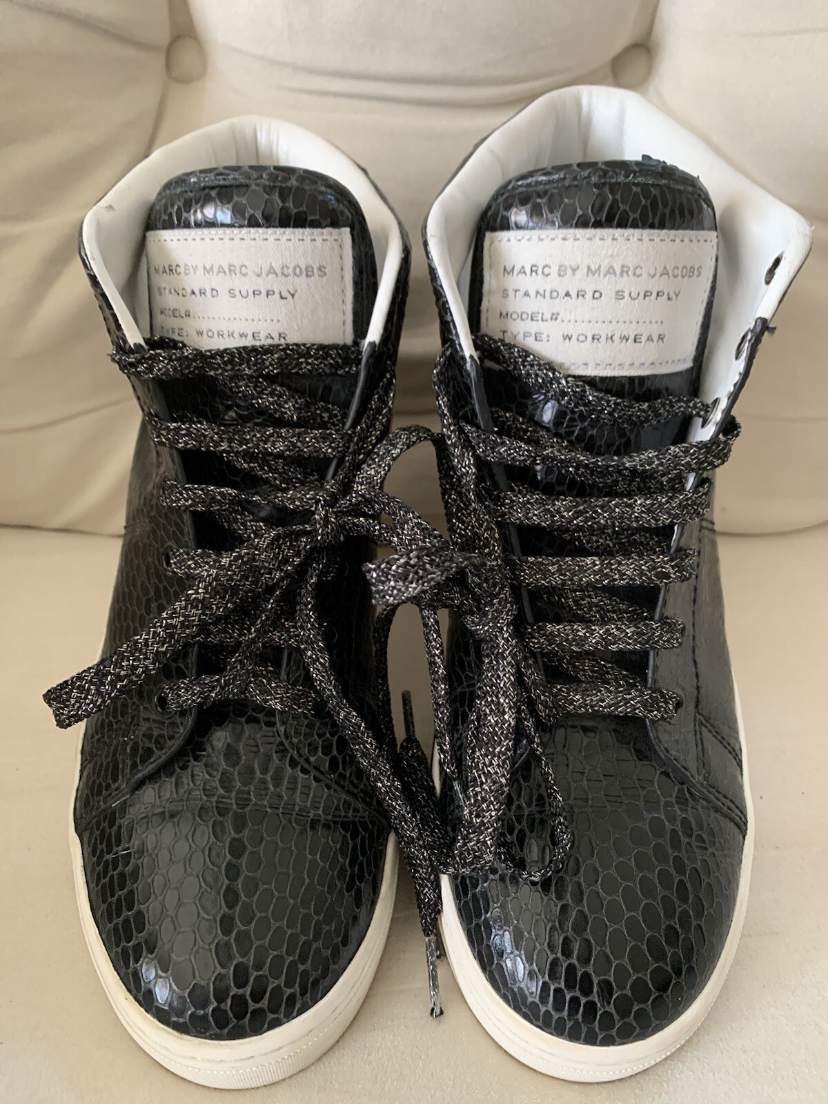 Marc By Marc Jacobs Hi Top Sneakers Women’s Or Teens Size 36 Or 6.Black ...