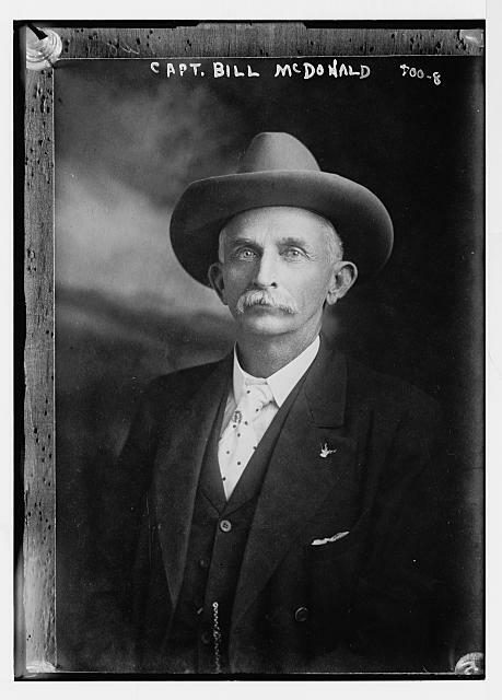 Photo:William Jesse McDonald,Captain Bill McDonald,1852-1918,Texas ...