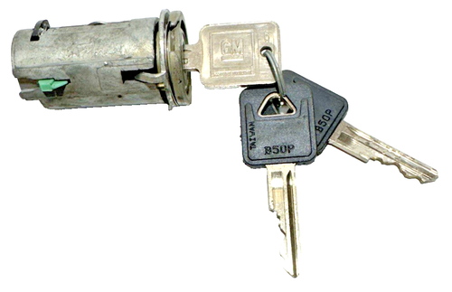 1970-1984 Chevrolet Corvette C3 C4 Key Ignition Cylinder W/3 Keys OEM ...