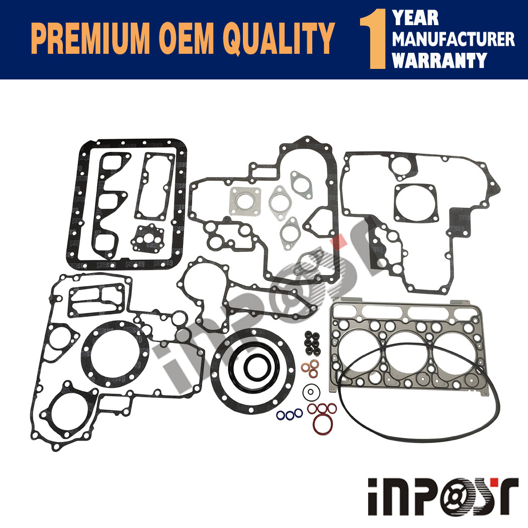 New D1503 Full Gasket Kit Set With Head Gasket for Kubota Engine | eBay