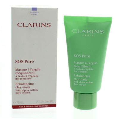 Clarins SOS Masks Pure Rebalancing Face Mask 75ml | eBay UK