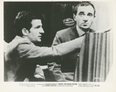 Charles Aznavour Francois Truffaut Shoot the Pianist 1960 Original ...