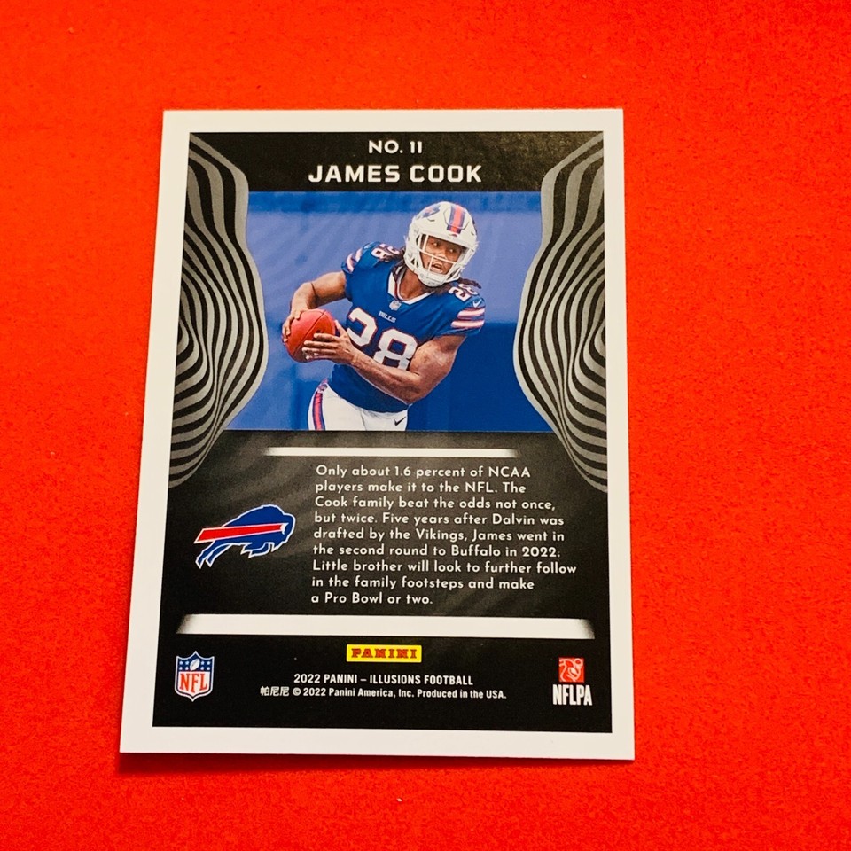 James Cook .. ROOKIE .. Buffalo Bills .. 2022 Illusions RC Card 11 | eBay