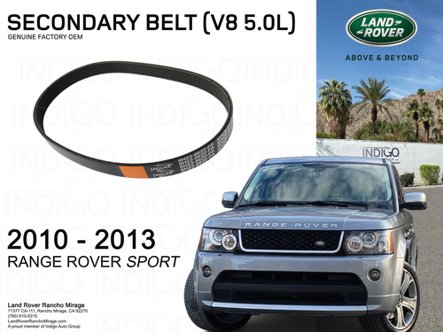 2010-2013 RANGE ROVER SPORT V8 5.0L FACTORY OEM SECONDARY BELT S ...
