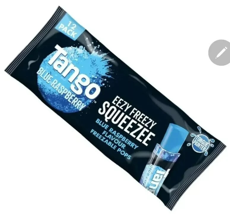 36 Tango Blue Raspberry Eezy Freezy Squeezee Ice Pops Summer Lollies ...