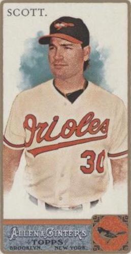 2011 Topps Allen & Ginter's - Luke Scott #78 Mini Allen & Ginter Back ...