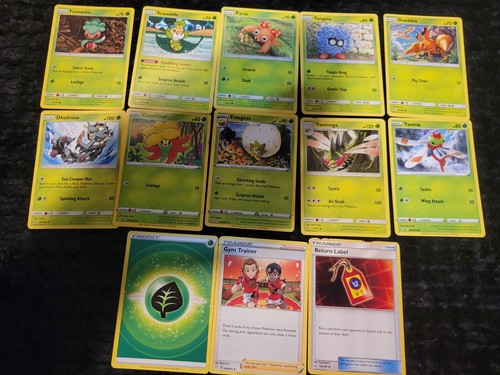 Pokemon Tcg Deck Set Building Grass Nm Lp Build Better Decks Evolutions ...