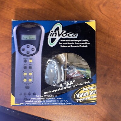 Invoca Voice Activated Universal Remote Control Deluxe 8 in 1 Home ...