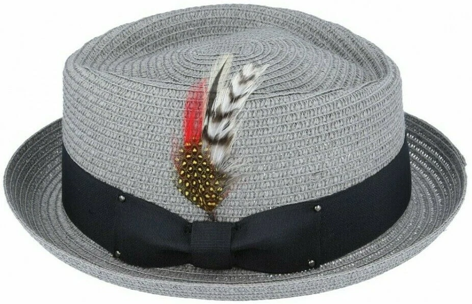 Straw Pork Pie Hat