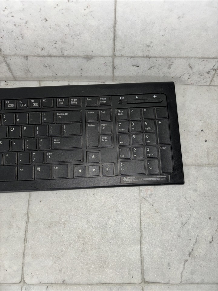 HP Wireless Elite Keyboard RK713A Black (Keyboard Only) No Receiver Or ...