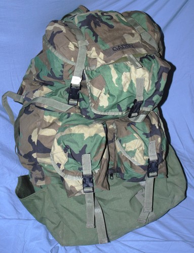 USGI Woodland Camo Crew Equipment Bag Good Condition | eBay