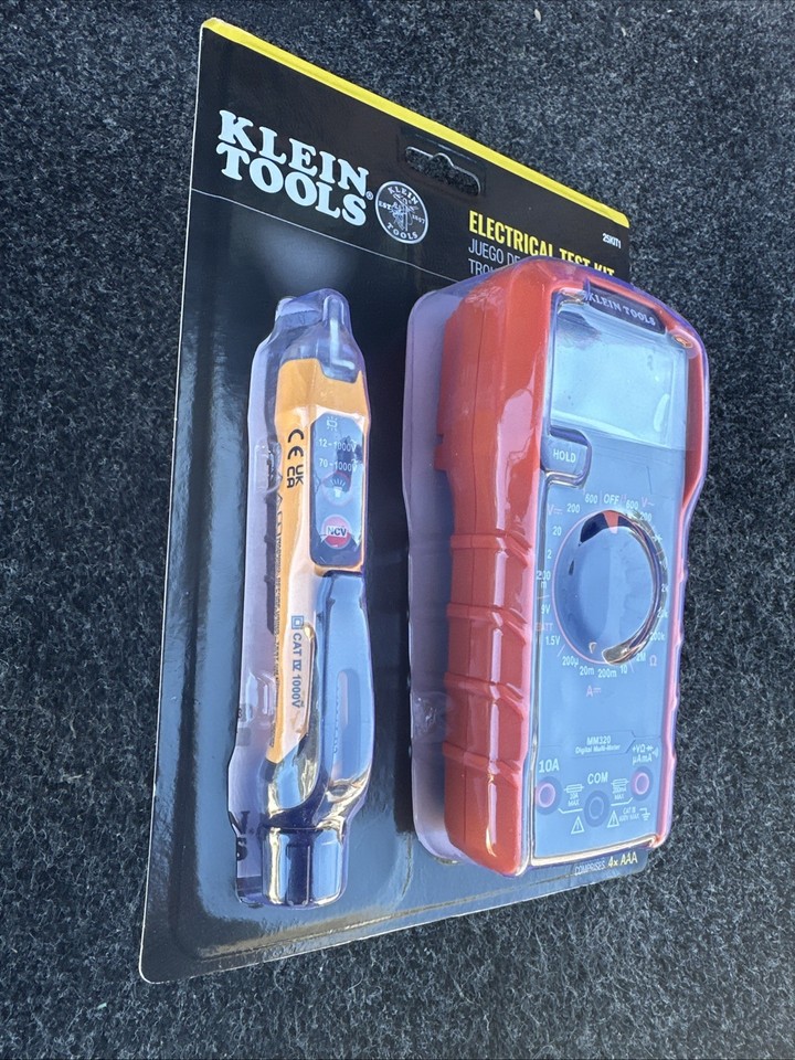 Klein Tools Electrical Test Kit # 25kit1 - Digital Multi-meter-voltage ...
