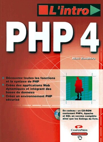 PHP 4 (avec CD-Rom), Matt Zandstra | eBay