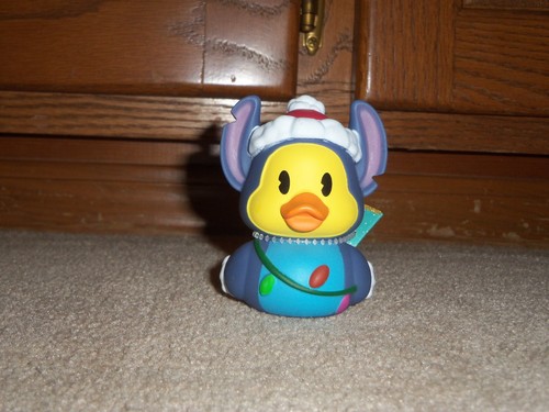 DISNEY STITCH FROM LILO & STITCH - CHRISTMAS-Rubber Duck - Mini Figure ...