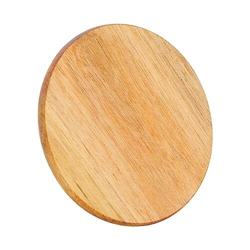 4 Inch Acacia Wood Round Coasters Set of 8 for Bar Kitchen Home Drinks ...