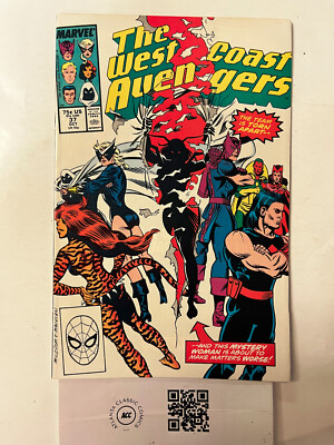 West Coast Avengers #37 NM Marvel Comic Book Iron Man Hawkeye Tigra 22 ...