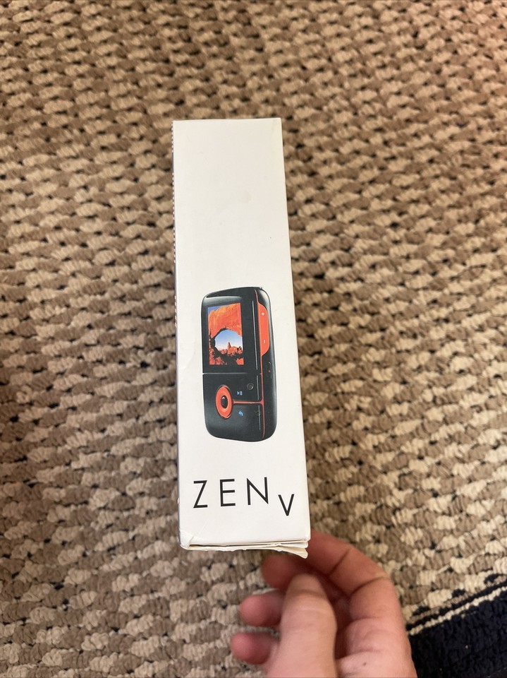 Creative Zen V 1GB Black And Orange Digital Media Player sealed ...