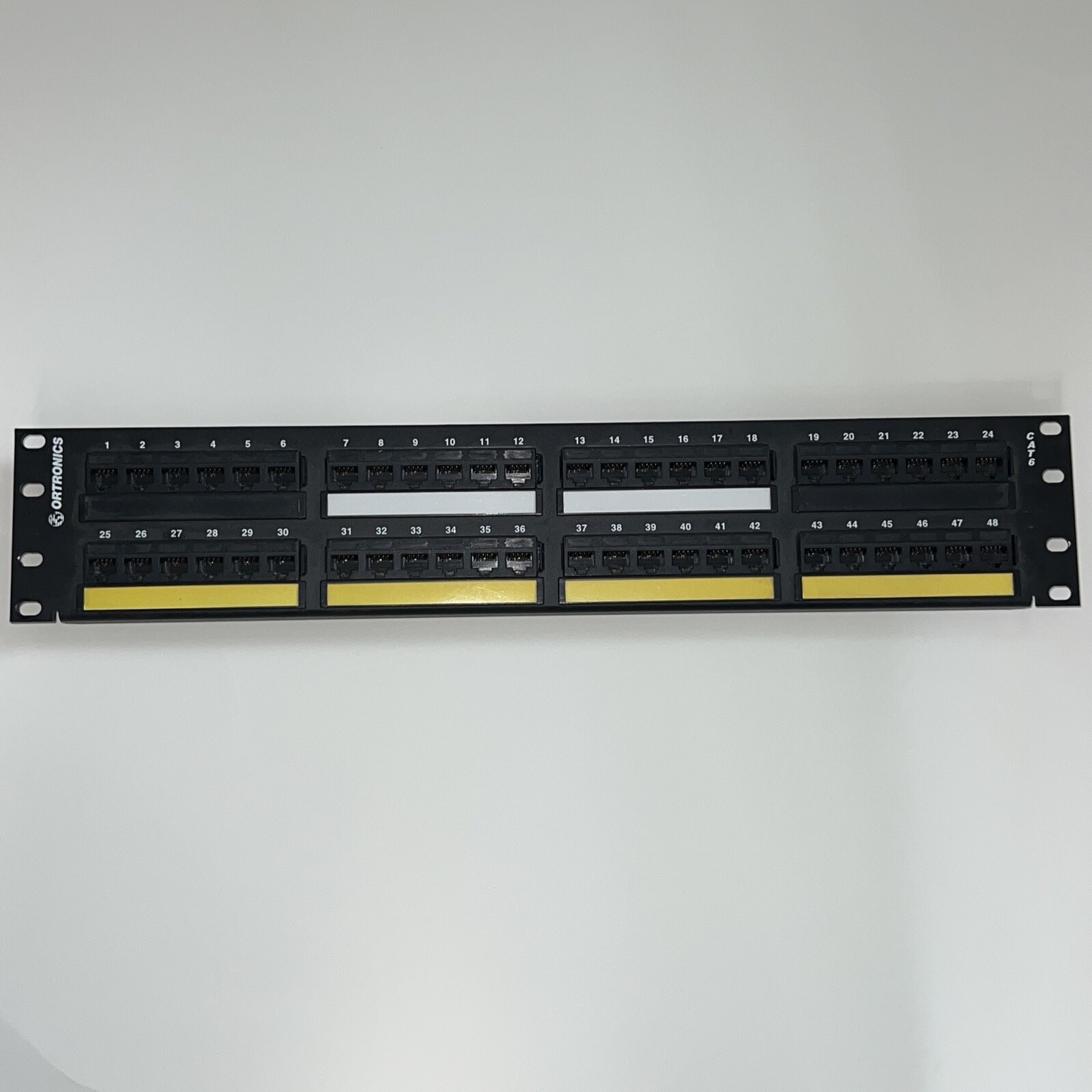 Ortronics OR-SP6U48 TechChoice 48 Port Patch Panel Cat6 | eBay