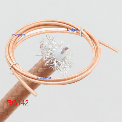 RG142 RG-142 M17/60 RF Coax Coaxial Low Loss Cable 3 Feet 1M 1meter ...