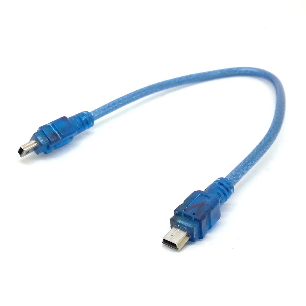 10pcs Mini Usb 2.0 male To male Type B Adapter Cable adaptor For Car ...