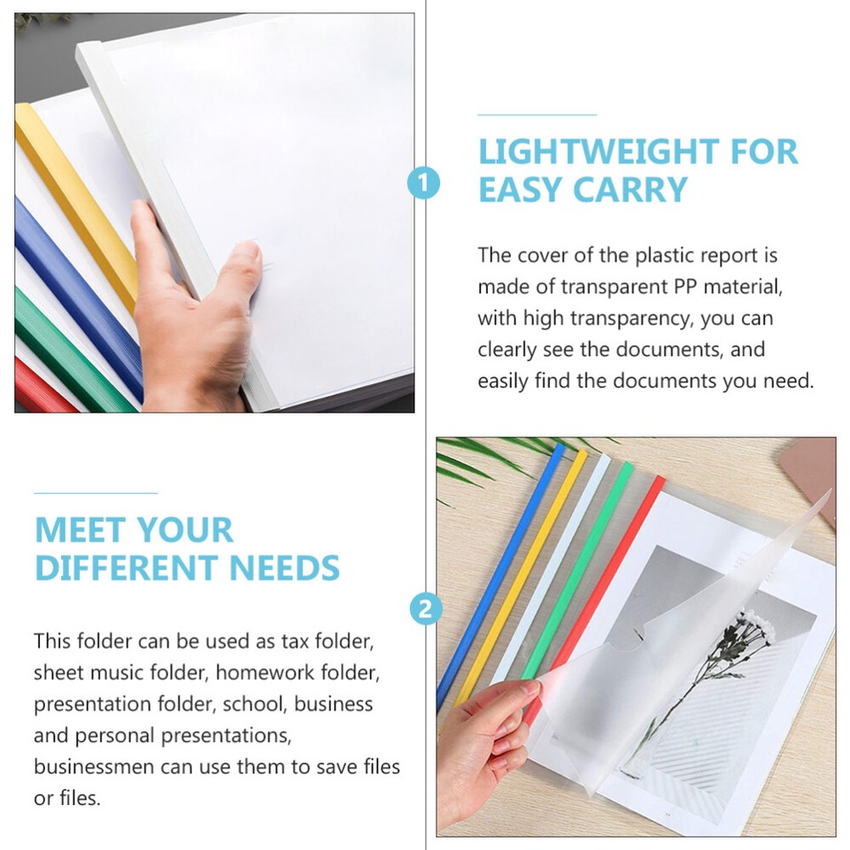 2 Pack Folder Office A4 Rod Clamps for Files Presentation Folders | eBay UK