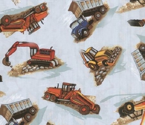 Blank Rigs N' Digs 5942 Grey Rig Toss Cotton Fabric FREE US SHIPPING | eBay