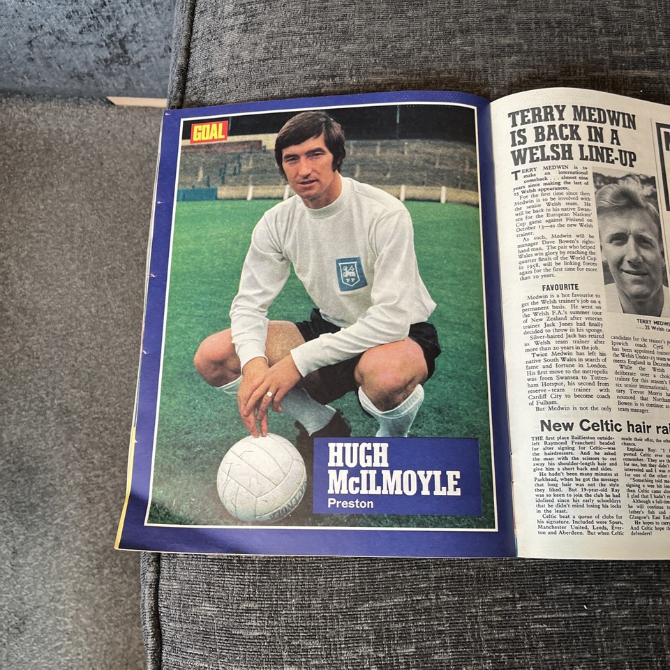 Goal Magazine 11 Sep 1971 Arsenal Malcolm MacDonald Trevor Francis Viv ...