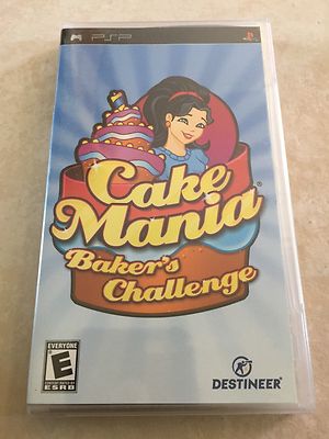 Cake Mania: Baker's Challenge (Sony PSP, 2008) PSP NEWCake Mania: Baker ...