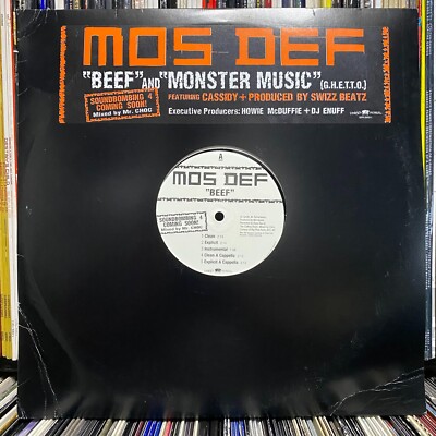 MOS DEF - BEEF (12") 2003!!! RARE!!! CASSIDY + SWIZZ BEATZ ...