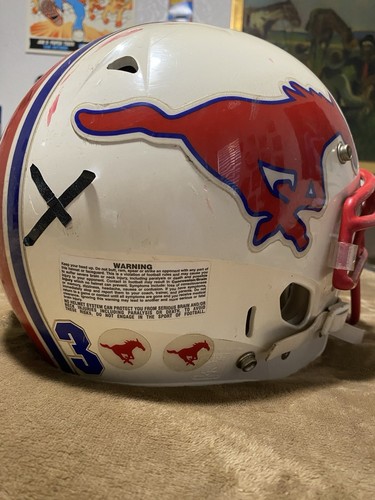 SMU Mustangs #73 Season 2010 Schutt NCAA Football Helmet Size XL | eBay