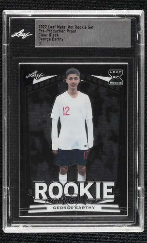 2022 Leaf Metal Rookie Pre-Production Proof Black Clear 1/1 George ...