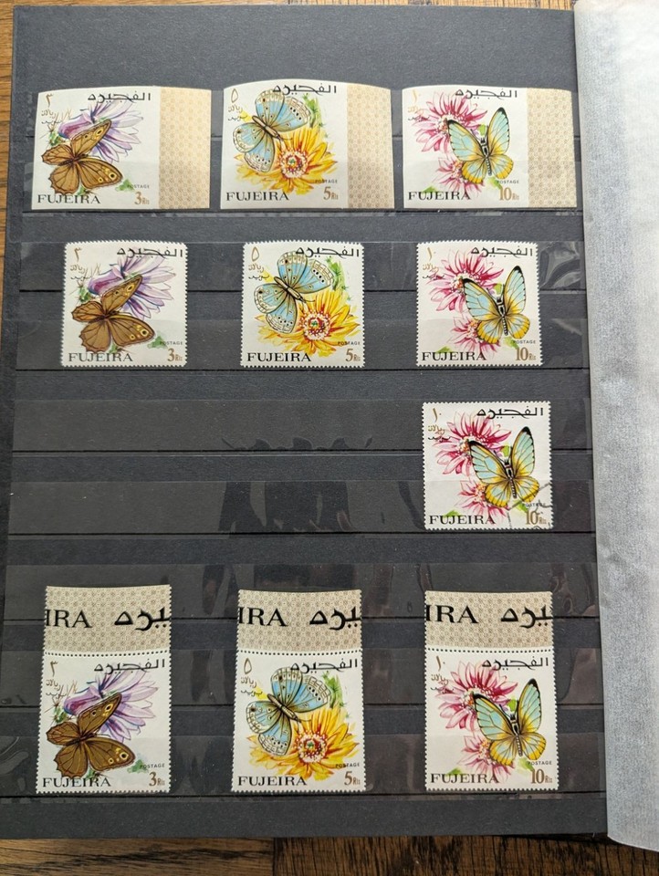 (Lot of 295 Stamps) Butterflies (Insects) #2 Topical Stamp Collection ...