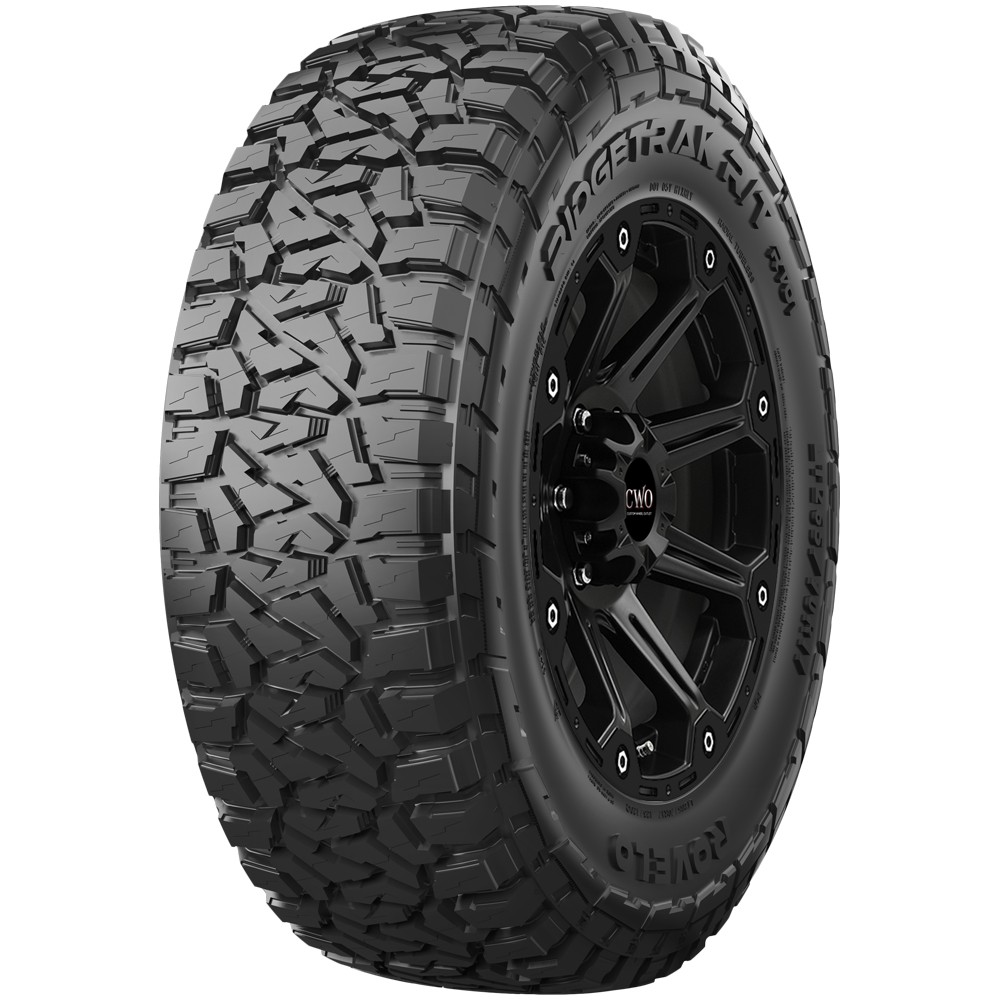 (QTY 4) 35x12.50R18LT Rovelo Ridgetrak R/T RT01 128Q LRF Black Wall ...