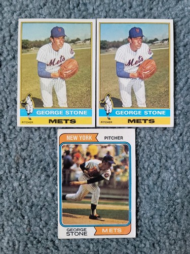 George Stone Baseball Card Mixed Lot of approx 3 Cards | eBay