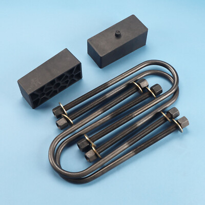 87-98 F250 Rear 1" Leveling Lift Kit 4" Axle 4WD W/ Auxiliary Springs ...