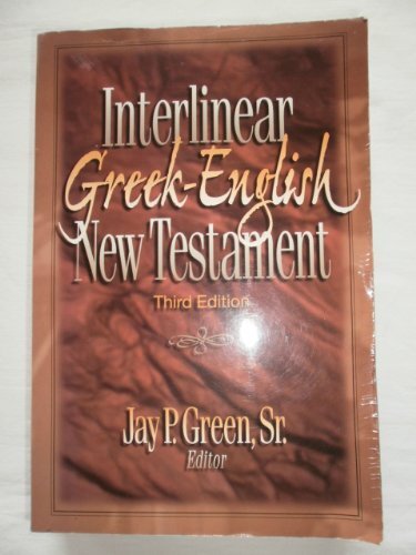 Interlinear Greek-English New Testament, Green, J.P. 9780801021381 | eBay