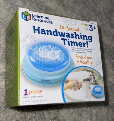 Learning Resources Kids 20-Second ~ Handwashing Timer ~ Stay Clean and Healthy | eBay