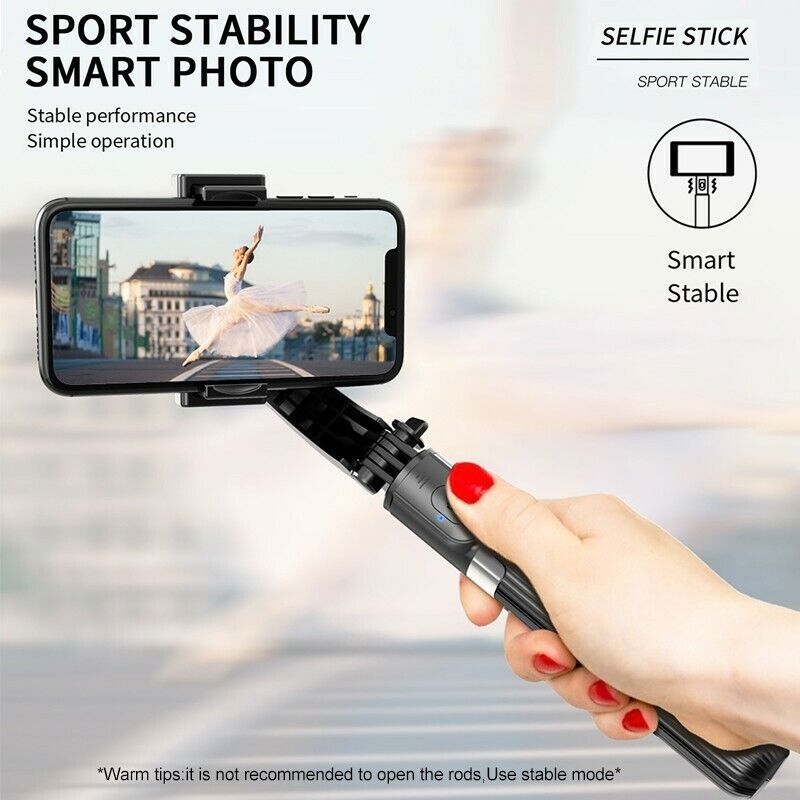 L08 Bluetooth Gimbal Stabilizer Selfie Stick Holder tripod for ...