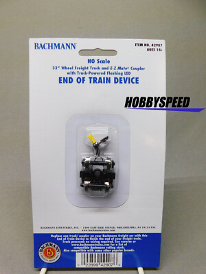 BACHMANN 42907 HO SCALE FRED TRUCK FLASHING RED END OF TRAIN DEVICE ...