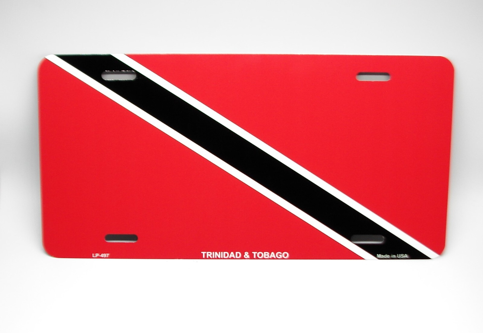 TRINIDAD TOBAGO FLAG METAL CAR LICENSE PLATE AUTO TAG | eBay